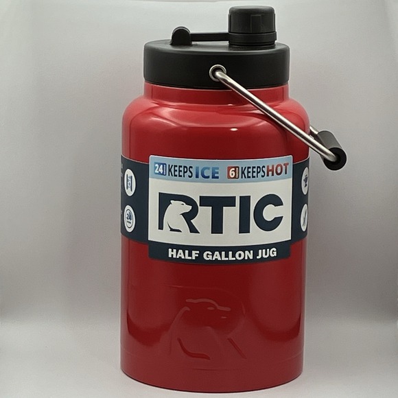 RTIC | Dining | Rtic Half Gallon Stainless Steel Beverage Container Red ...